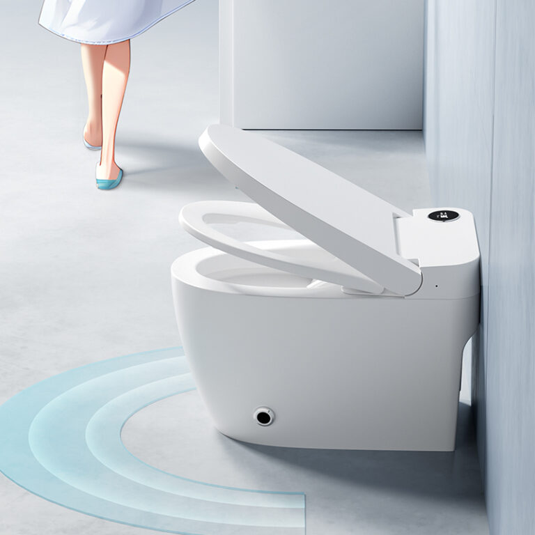New integrated siphon automatic clamshell flush intelligent toilet - My ...