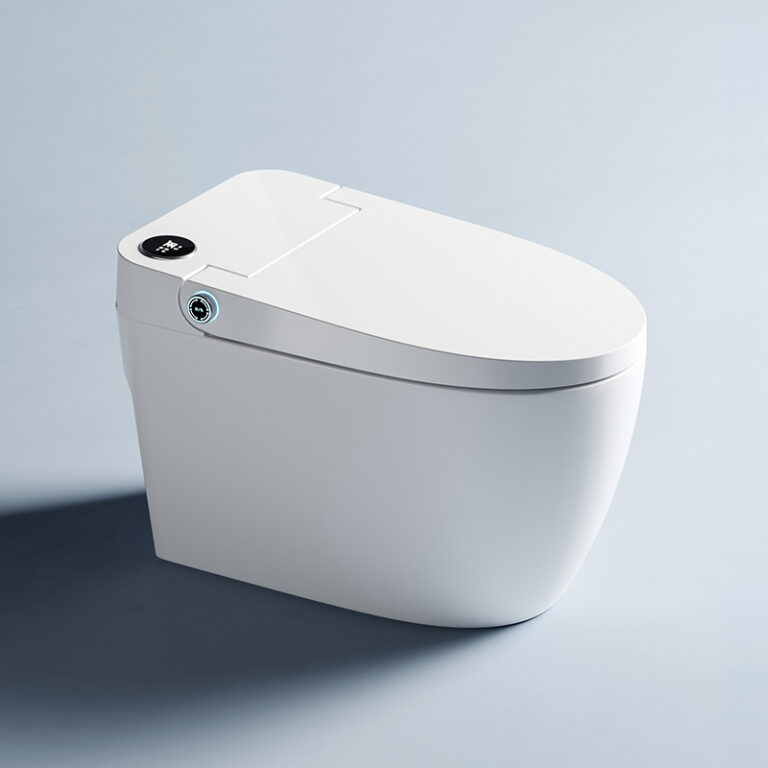 New integrated siphon automatic clamshell flush intelligent toilet - My ...